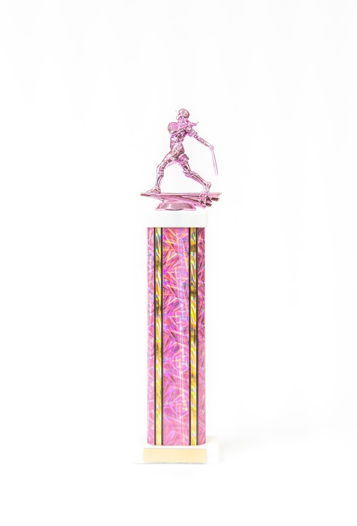 Pretty in Pink Series Wide Column Trophy - United Trophy