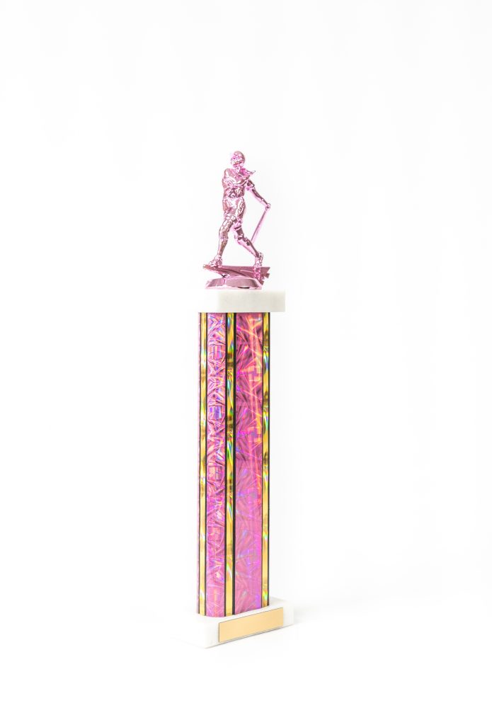 Pretty in Pink Series Wide Column Trophy - United Trophy