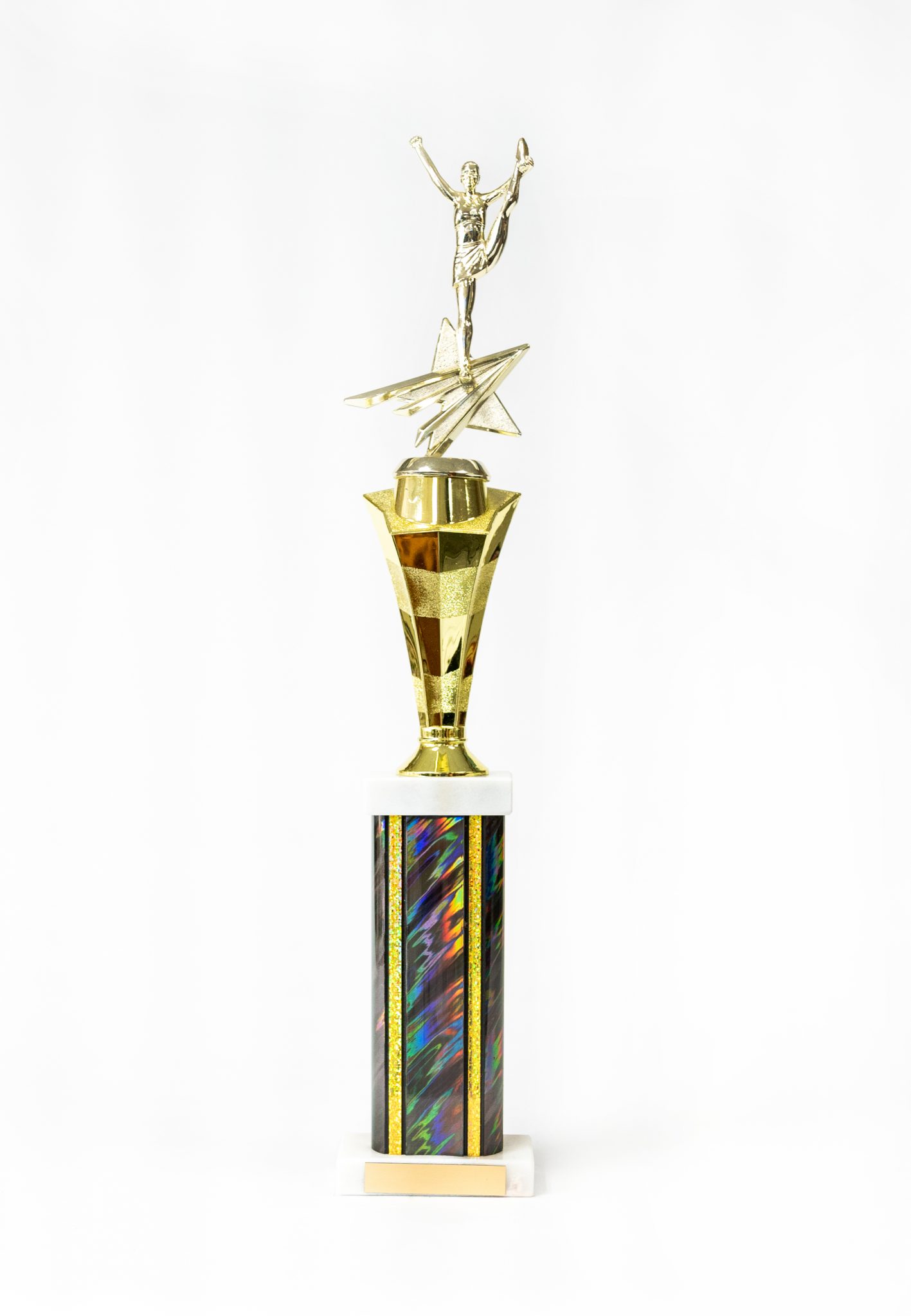 Starburst Riser Wide Column Trophy - United Trophy