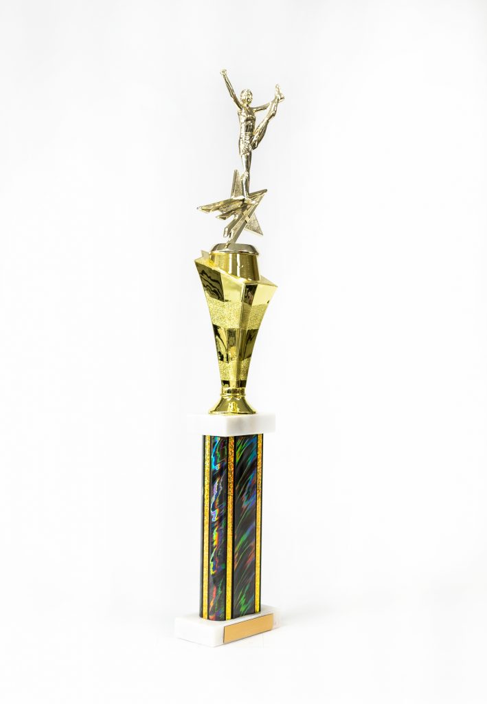 Starburst Riser Wide Column Trophy - United Trophy
