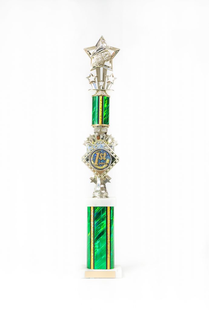 Diamond Series Round and Wide Column Trophy - United Trophy