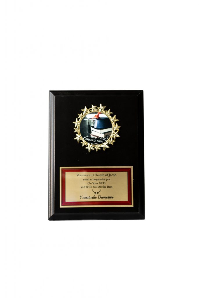 Logo Holder Plaque with Half Plate - United Trophy