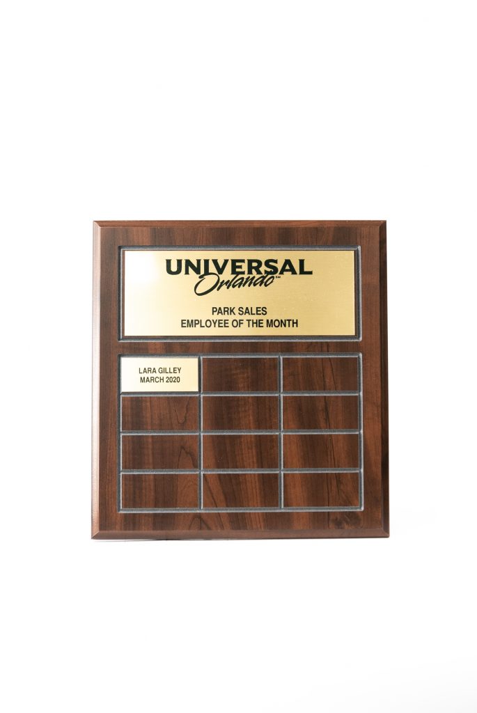 Grooved Sublimated Annual Plaque - United Trophy