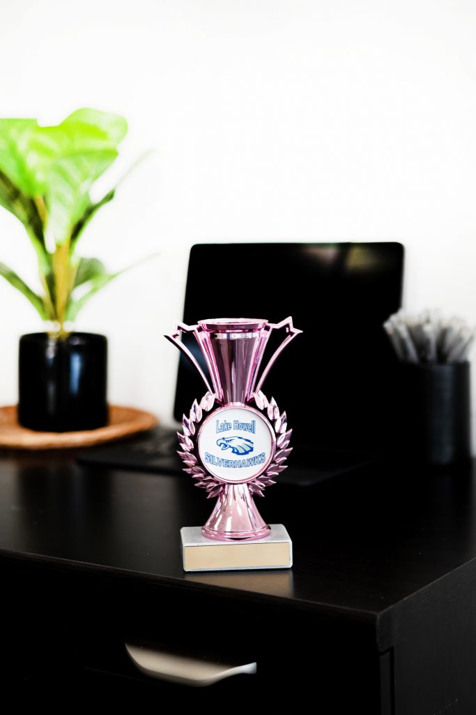 Pretty in Pink Logo Cup Trophy - United Trophy
