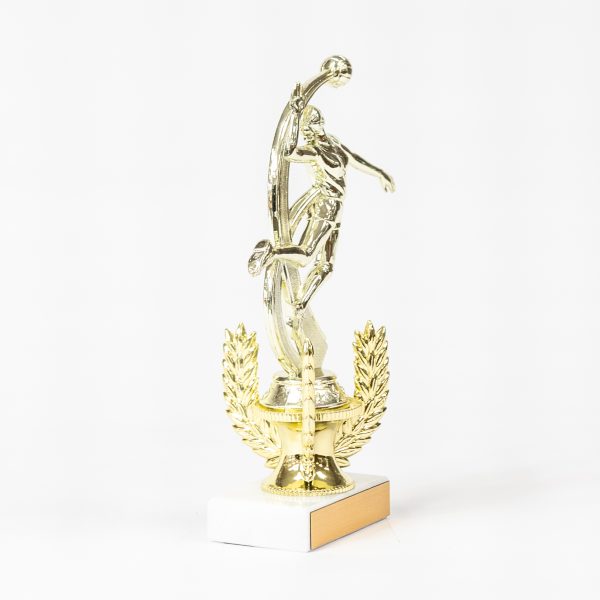 Sports Ball Riser with Figure and Round Column Trophy - United Trophy