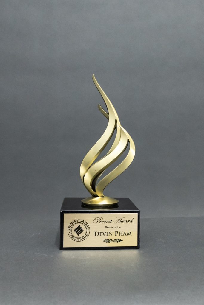 Gold Metal Flame - United Trophy