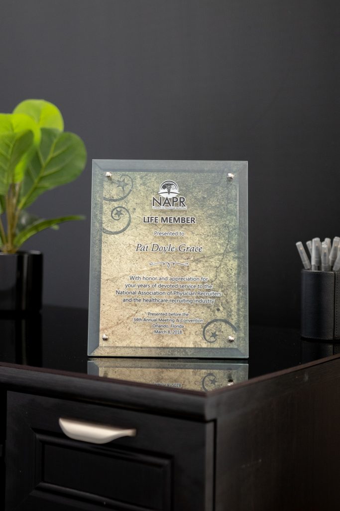 Digital Color Glass Dual Layer Standoff Plaque with Full Color ...