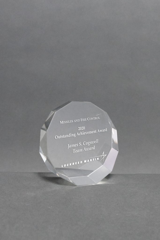 Slanted Flat Edge Crystal Paperweight - United Trophy