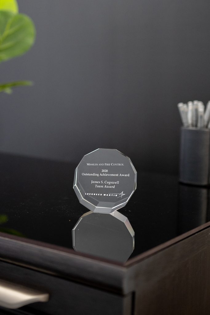 Slanted Flat Edge Crystal Paperweight - United Trophy