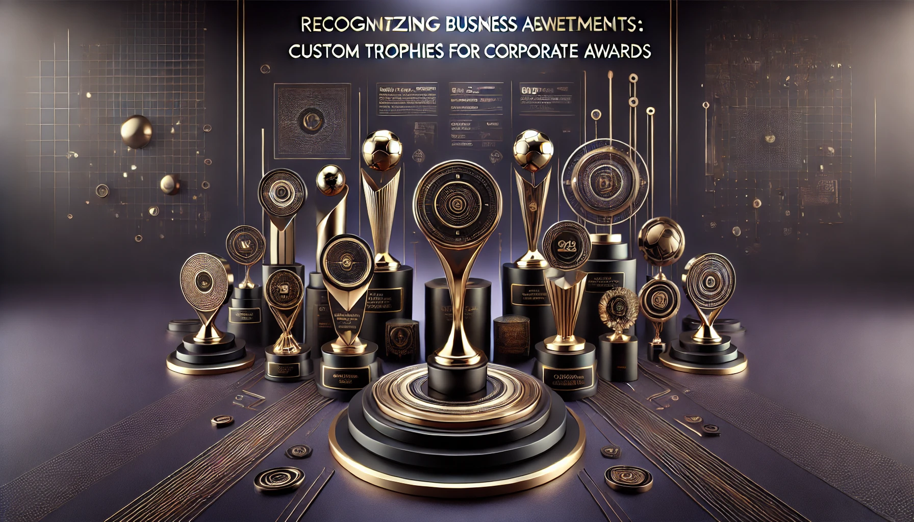 Recognizing Business Achievements: Custom Trophies for Corporate Awards ...